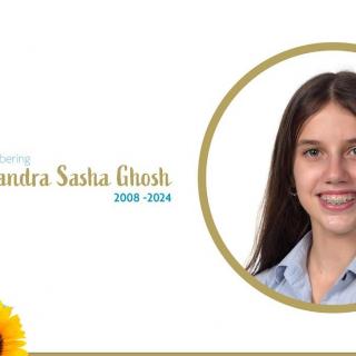 Sasha Ghosh herdenkingspagina en condoleanceregister